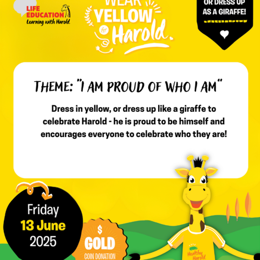 Wear Yellow for Harold Day