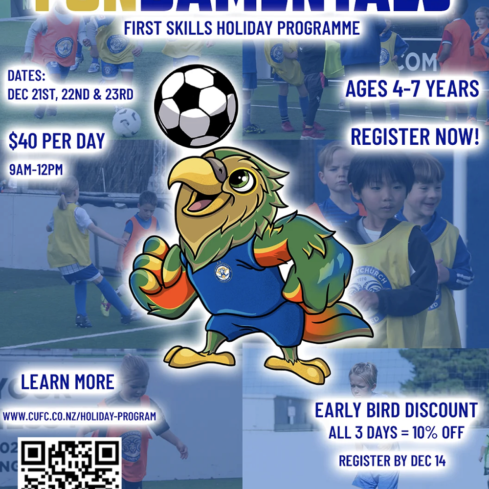 Christchurch United Football Holiday Programme for ages 4 - 11 years ...