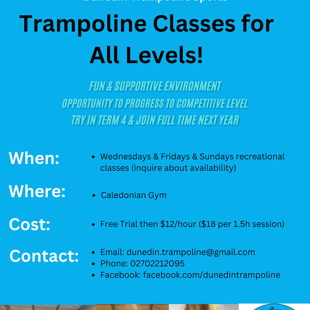 Trampoline Classes Available