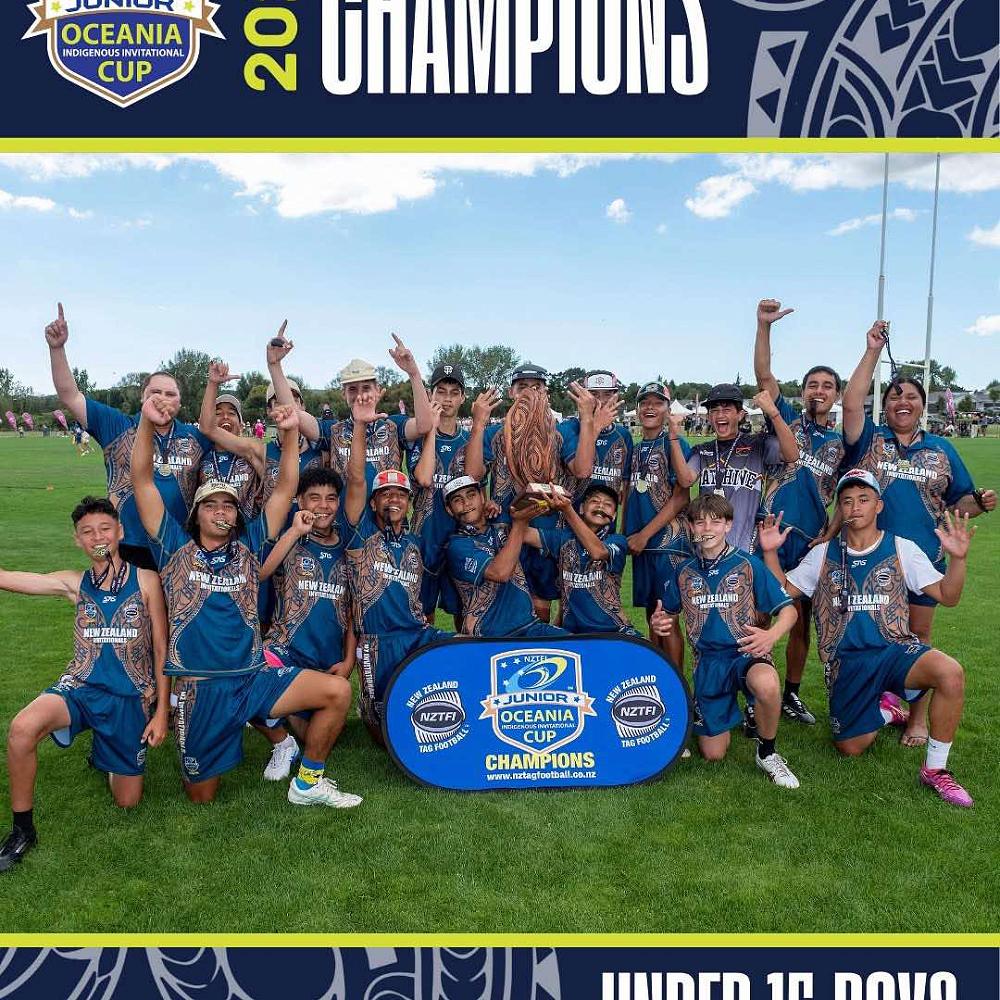 🏴 Jon-Ryley Harris and Caol Paoo win the NZTFI Pacific Tag Football ...