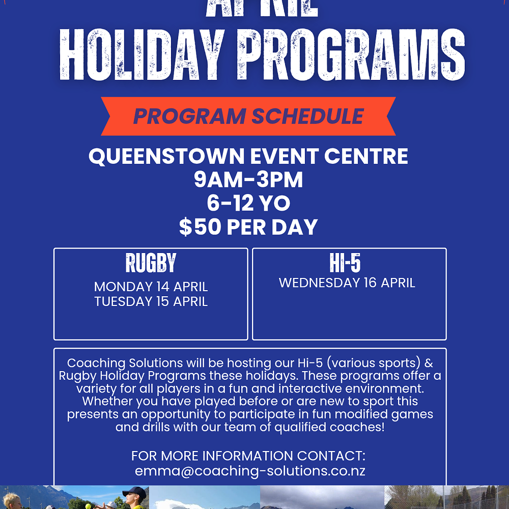 Coaching Solutions April Holiday Programme