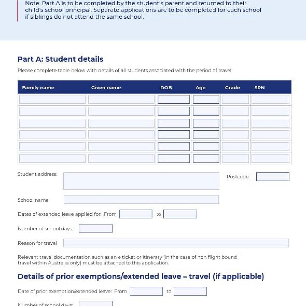 Extended Leave — Newsletter Term 1, 2025