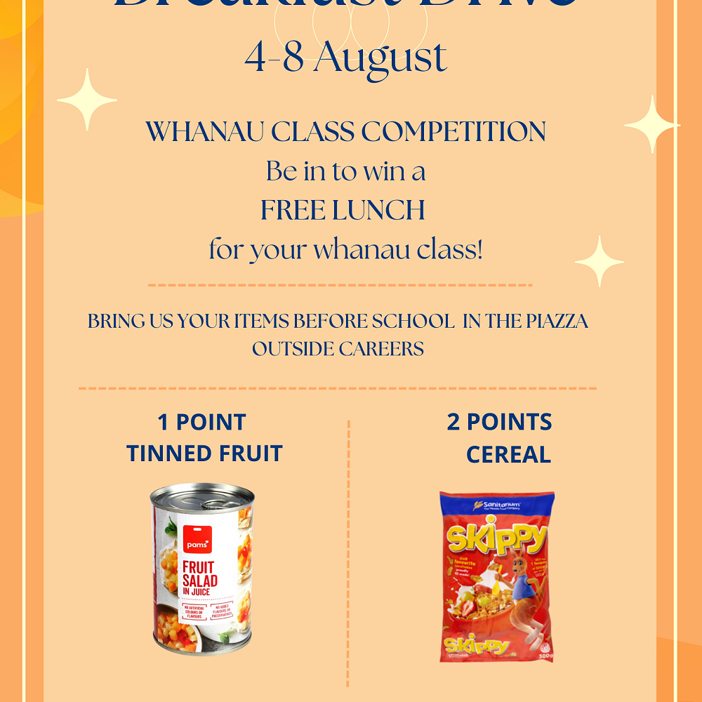 Whānau Class Breakfast Drive – Help Fuel the Breakfast Club! — Connect ...