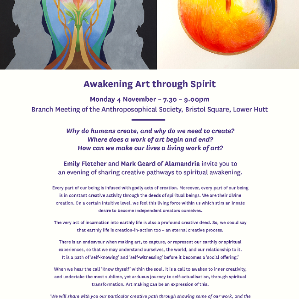 Awakening Art through Spirit — Bush Telegraph, 1 November 2024