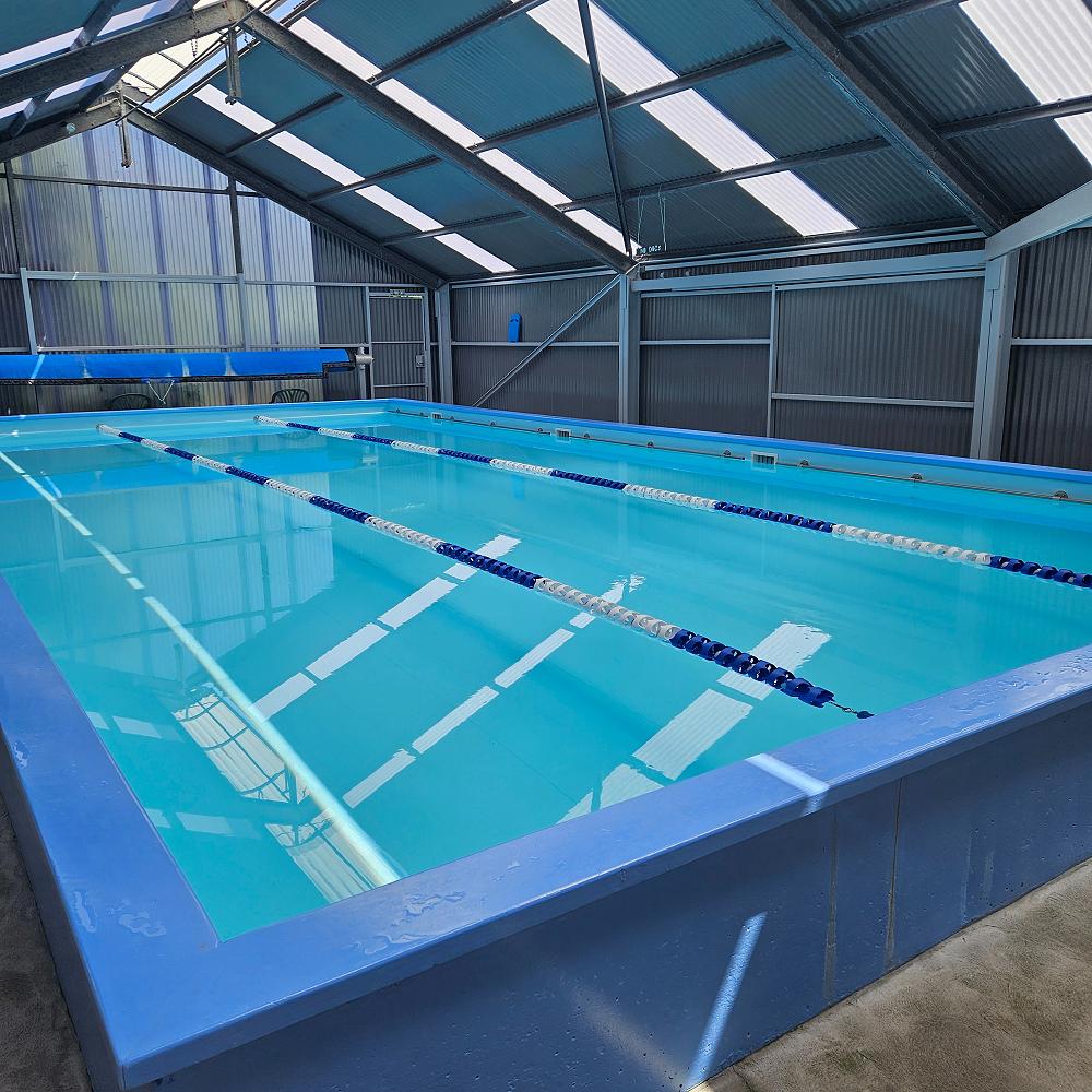 New lane ropes for our school pool!