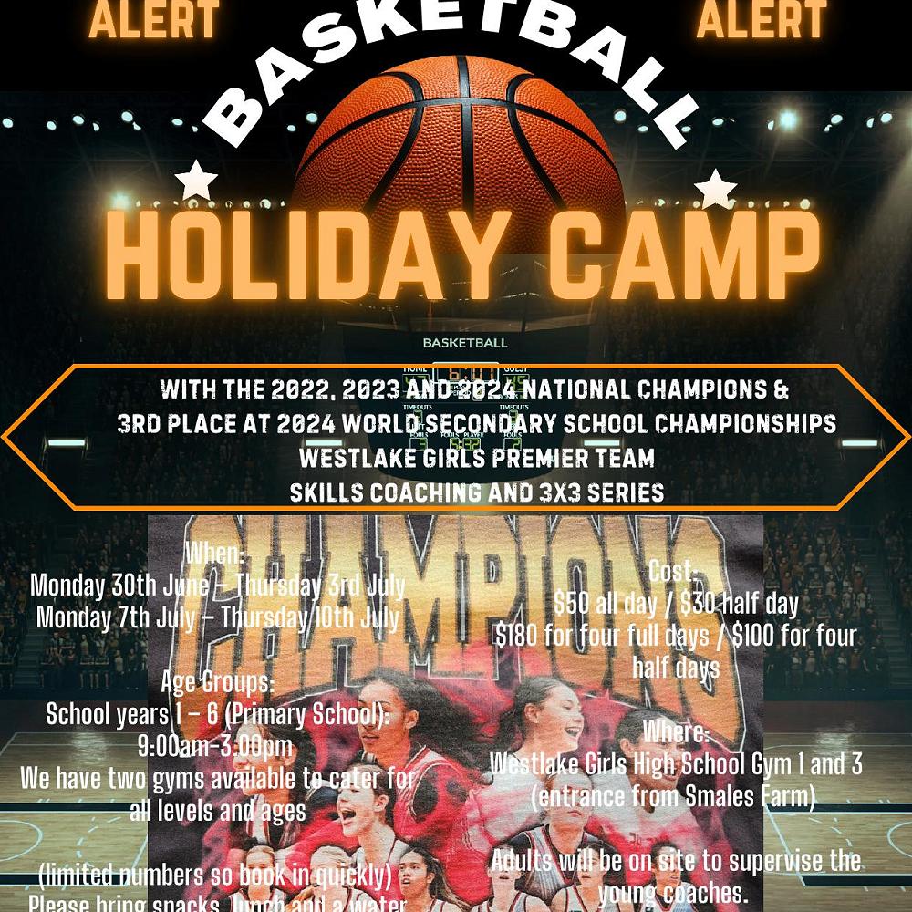 School Holiday Basketball Camp