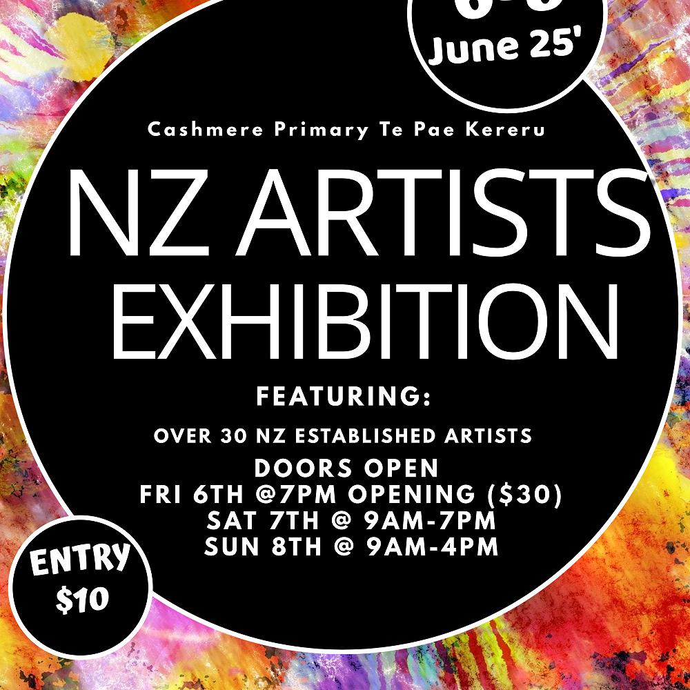 The NZ Artists Exhibition 6th - 8th of June
