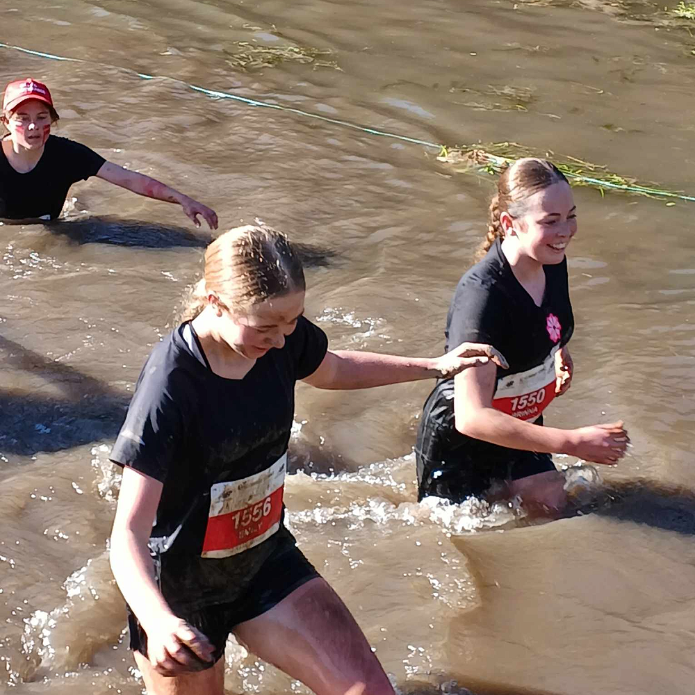 Upper Hutt College girls take on the Tough Gal Mud Run!