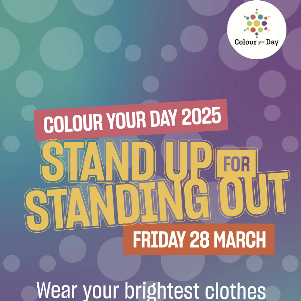 Colour your Day is Tomorrow!