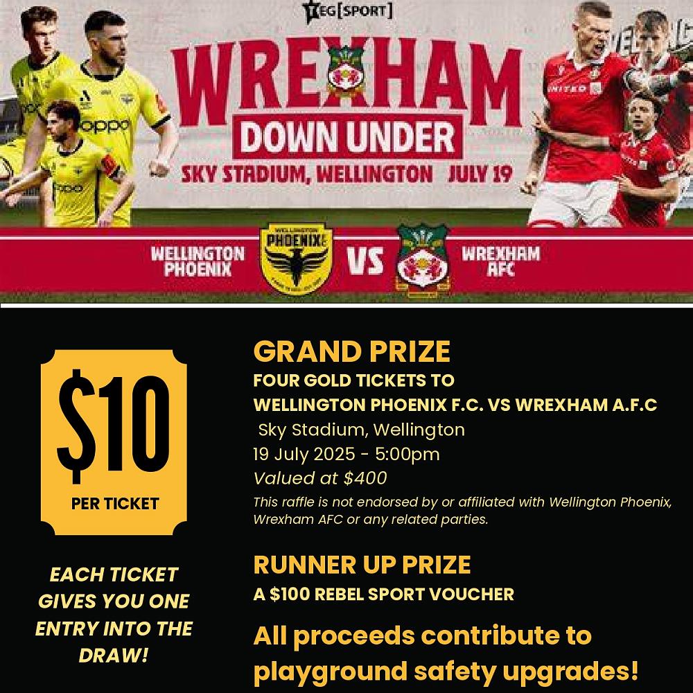 WIN FOUR TICKETS TO SEE THE WELLINGTON PHOENIX V WREXHAM A.F.C