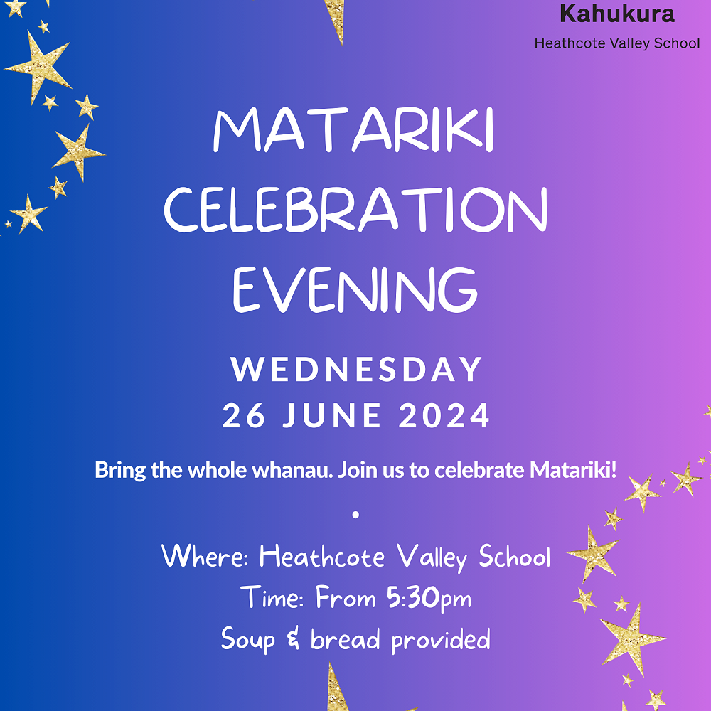 Matariki Celebration — Newsletter - Week 8, Term 2
