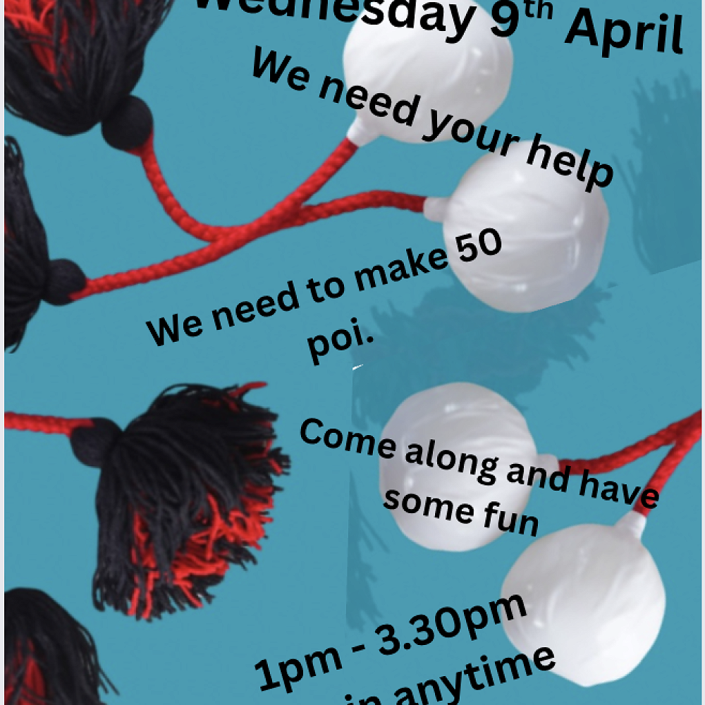 Poi making workshop at school