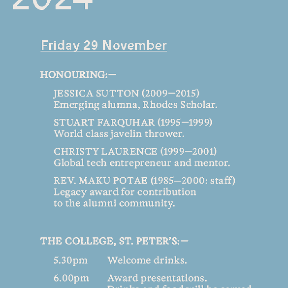 INVITATION: Book your tickets for this special event.