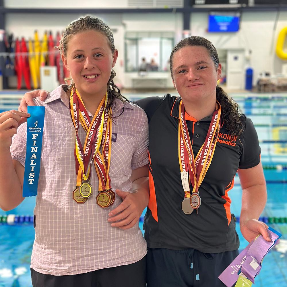 Mai Tauti and Nikayla Vetters Shine at Southland Long Course Champs