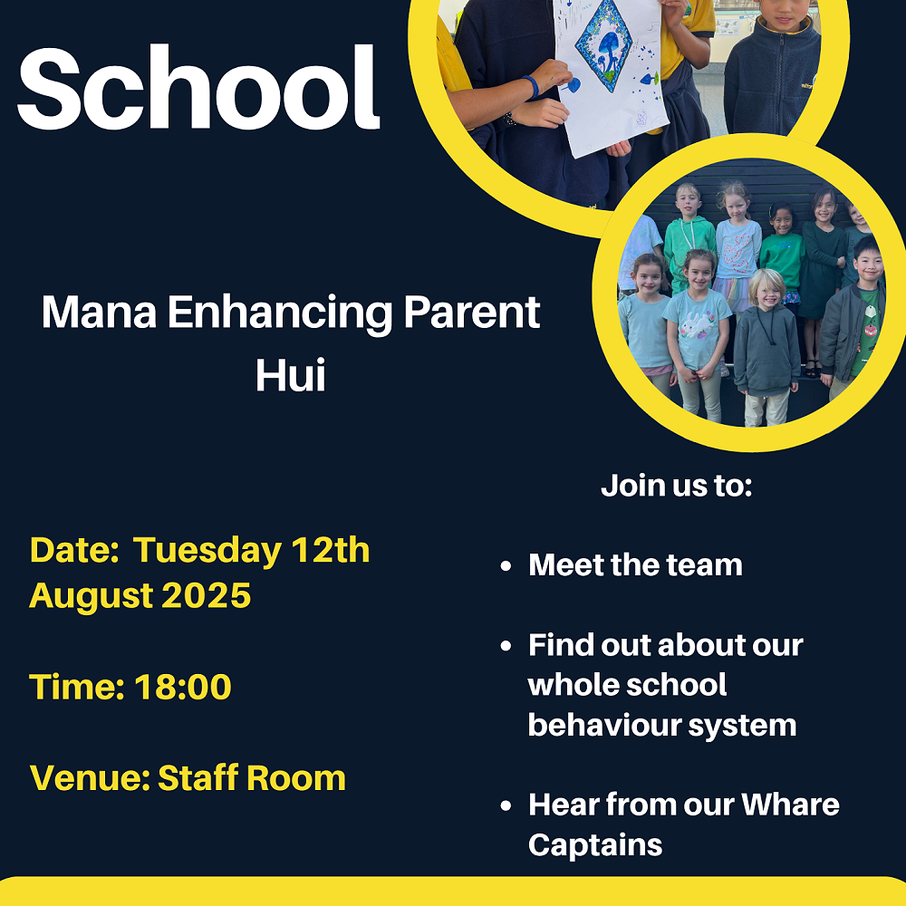 Mana Enhancing Parent Information Evening