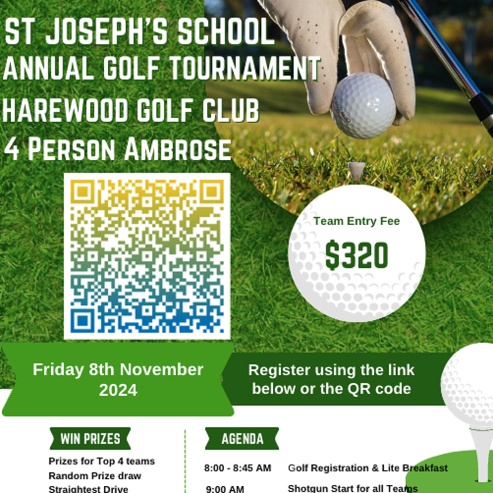 St Joseph's School Golf Tournament.
