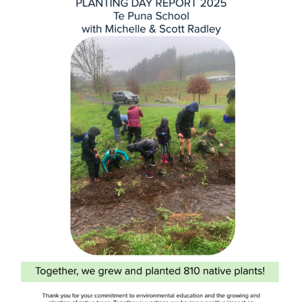 Trees for Survival Planting Day Report — Newsletter Term 4, Week 7, 2025