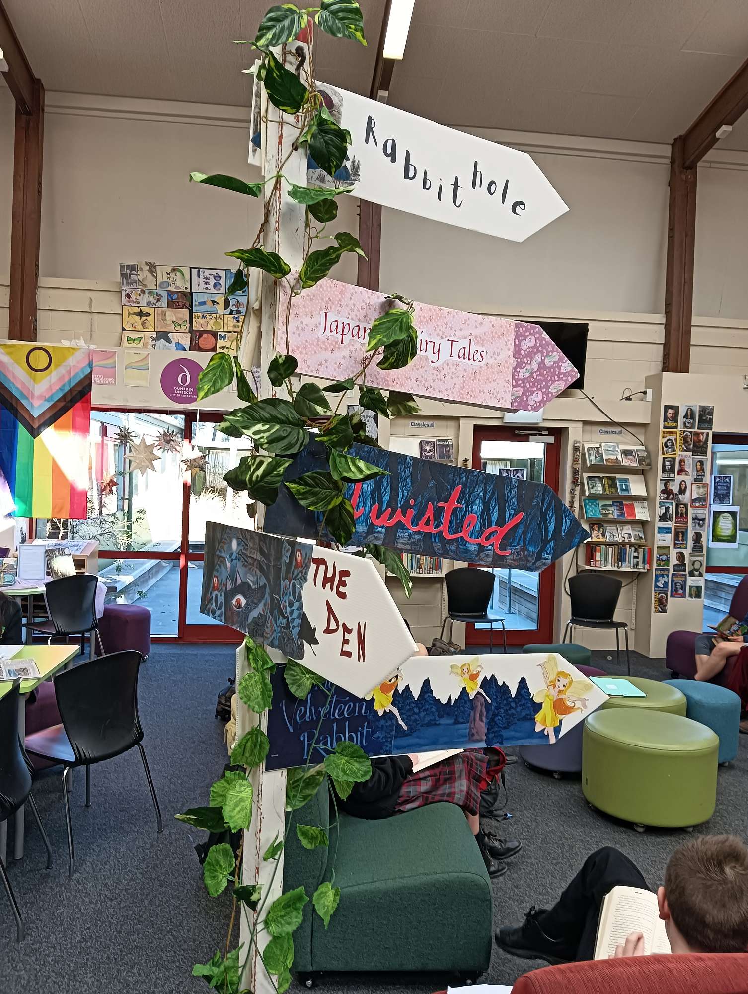 Library Transforms into Fairytale Kingdom