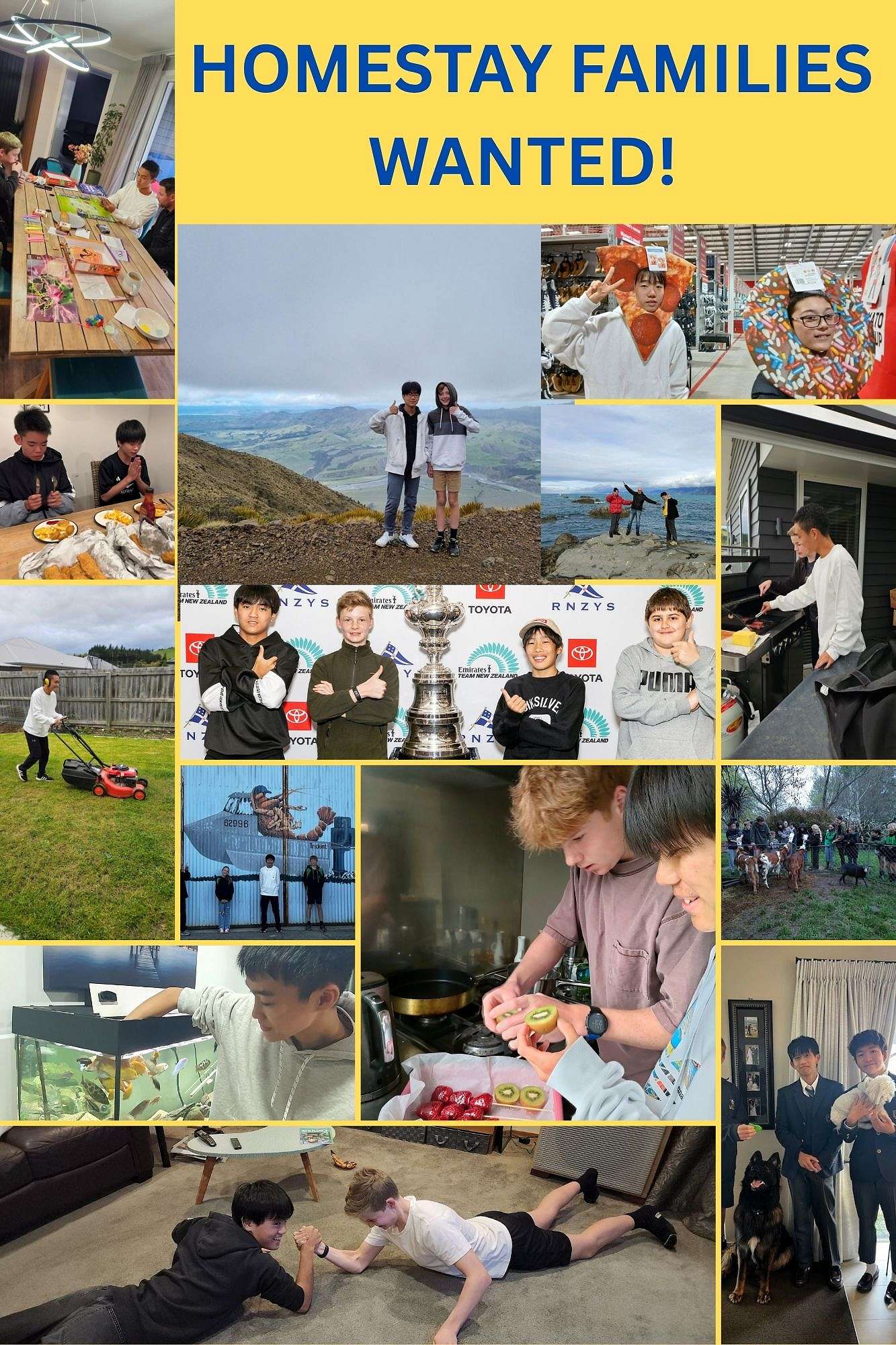 HOMESTAY FAMILIES WANTED FOR JISSEN GAKUEN! — Term Two Newsletter