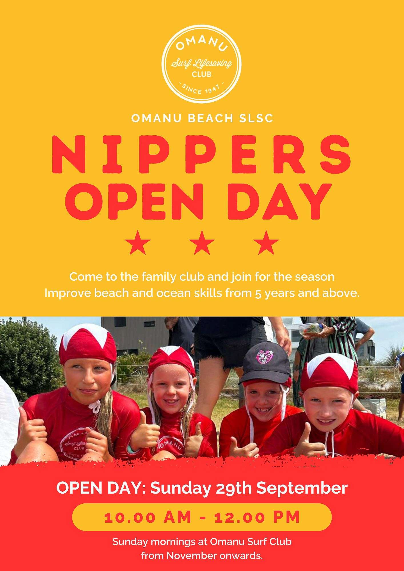 Omanu Surf Club Nippers
