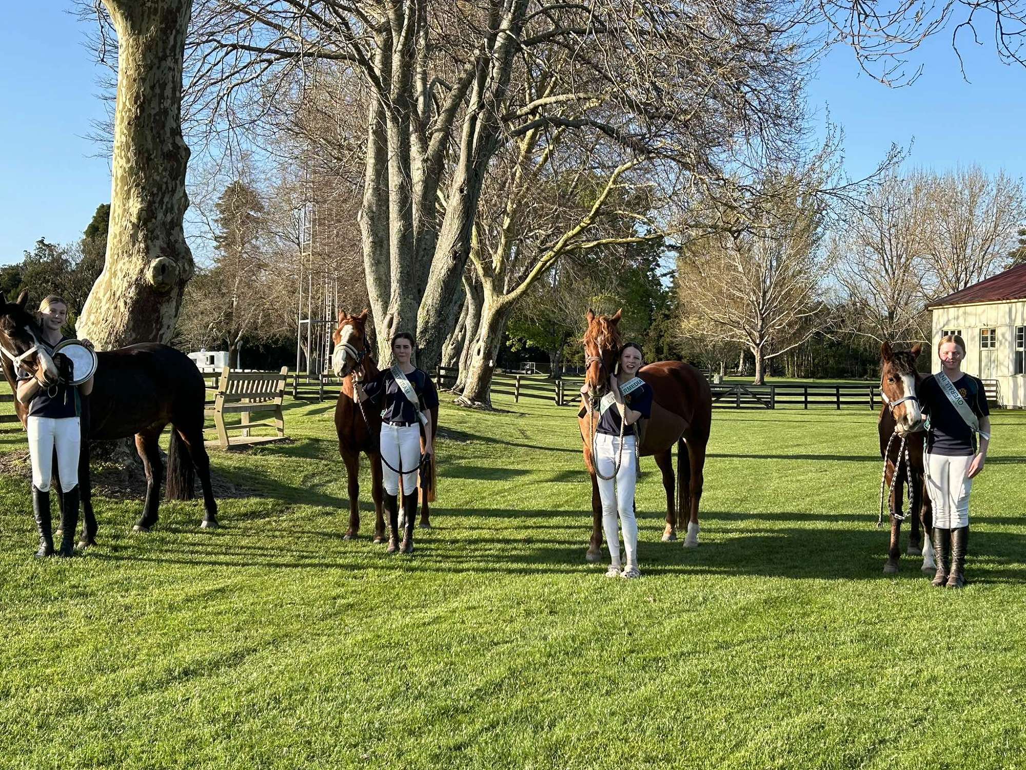 Equestrian riders canter to success