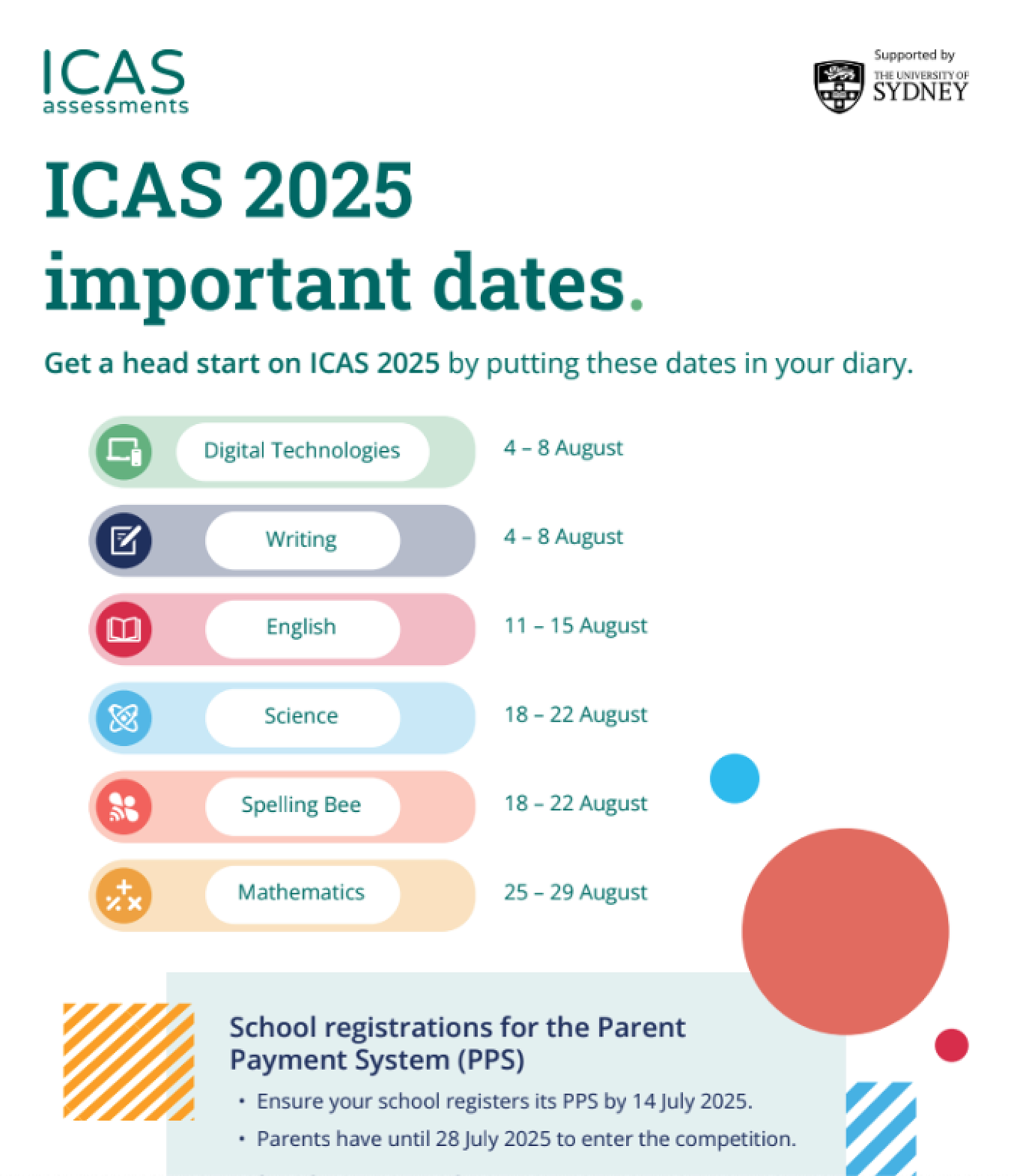 ICAS 2025 Years 3-8