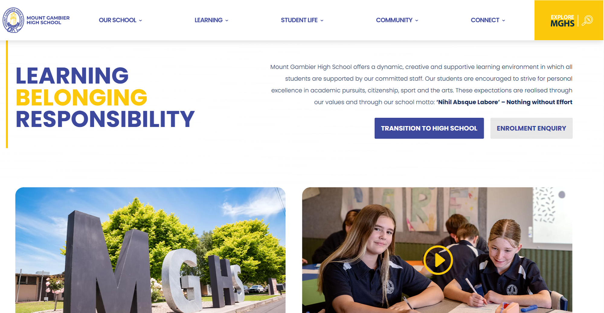 MGHS Launches New Website