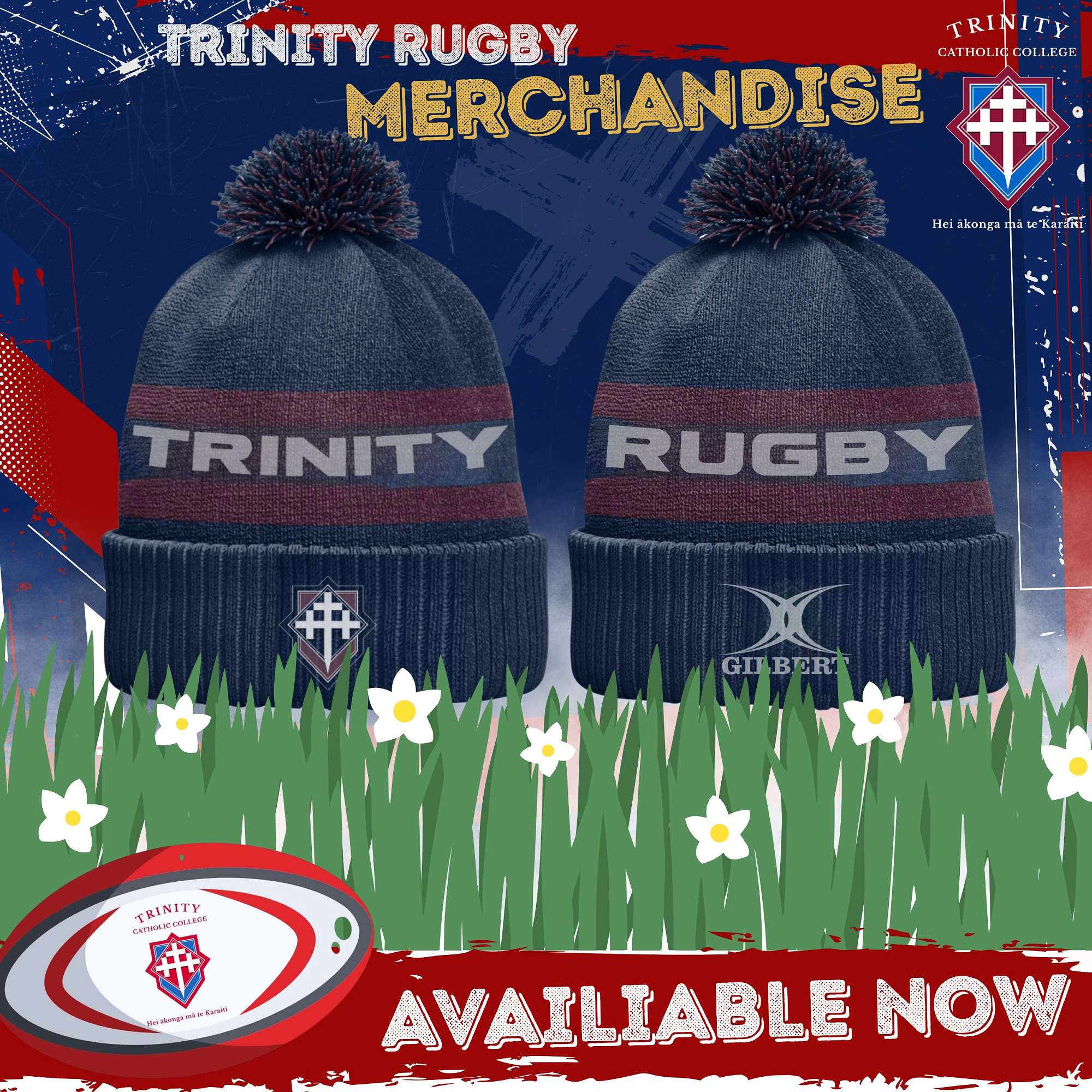 Trinity Rugby Beanie