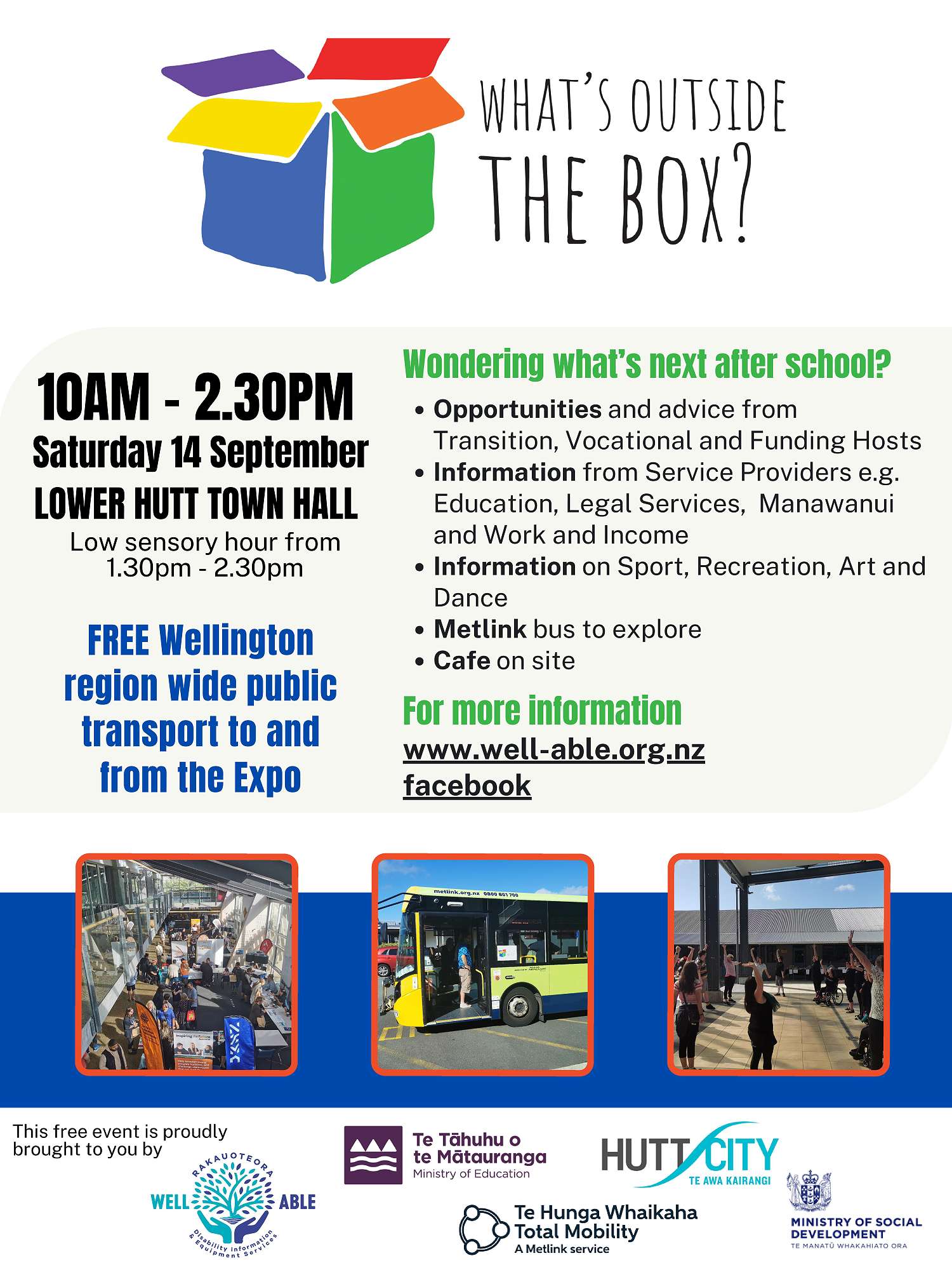 Outside the Box transition expo