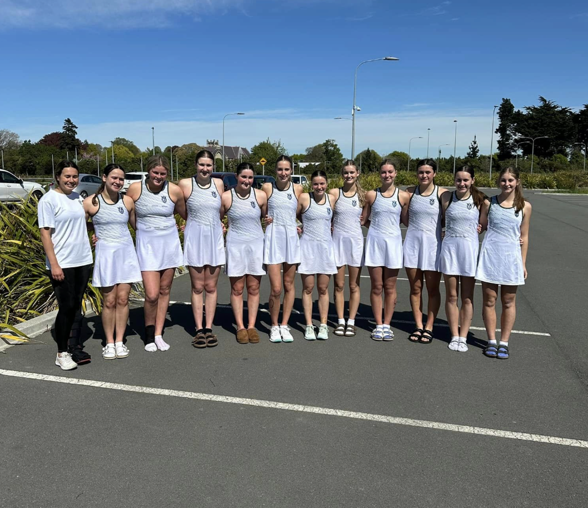 Columba Senior Netball Team 10th at NZ Secondary Schools Nationals