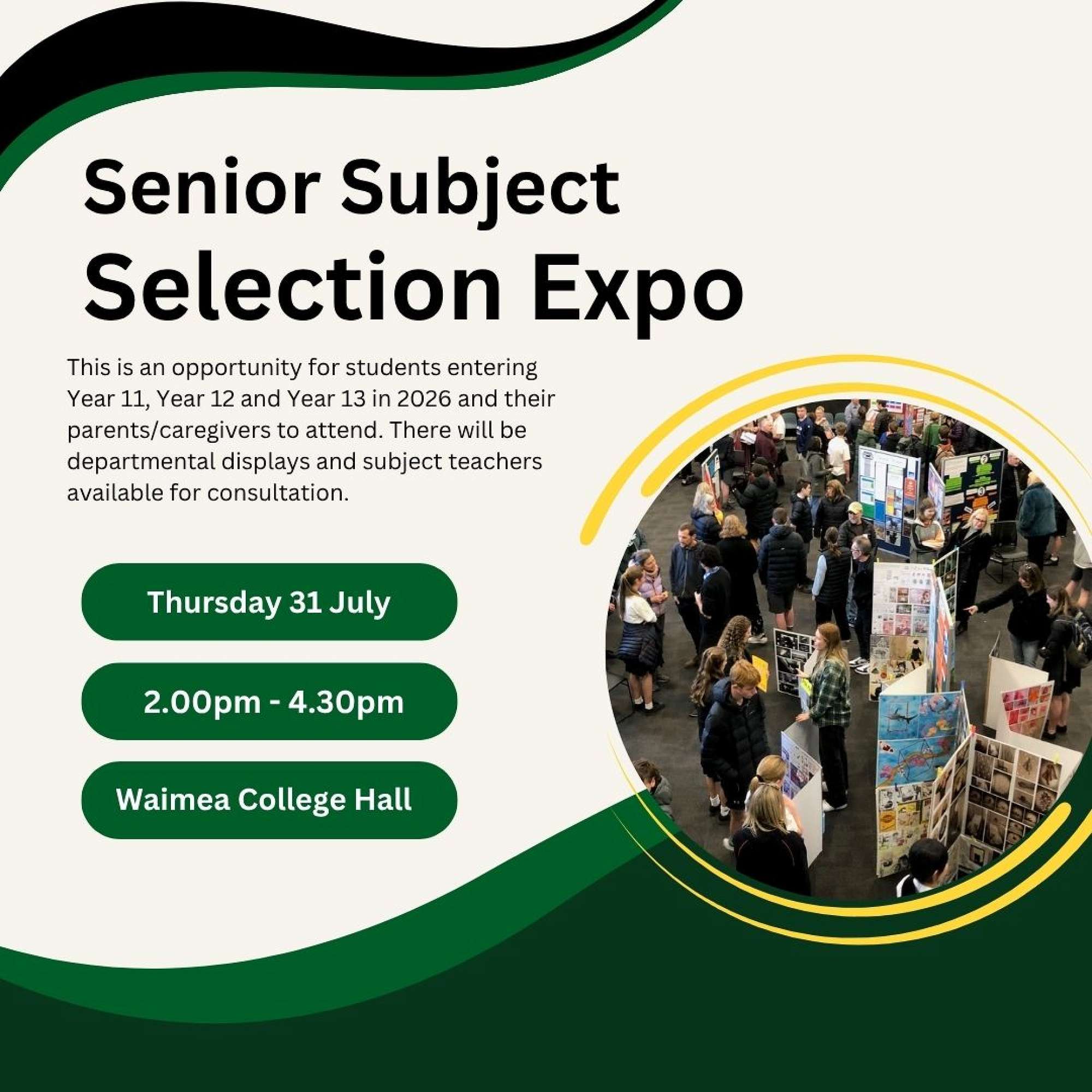 Subject Selection Expo