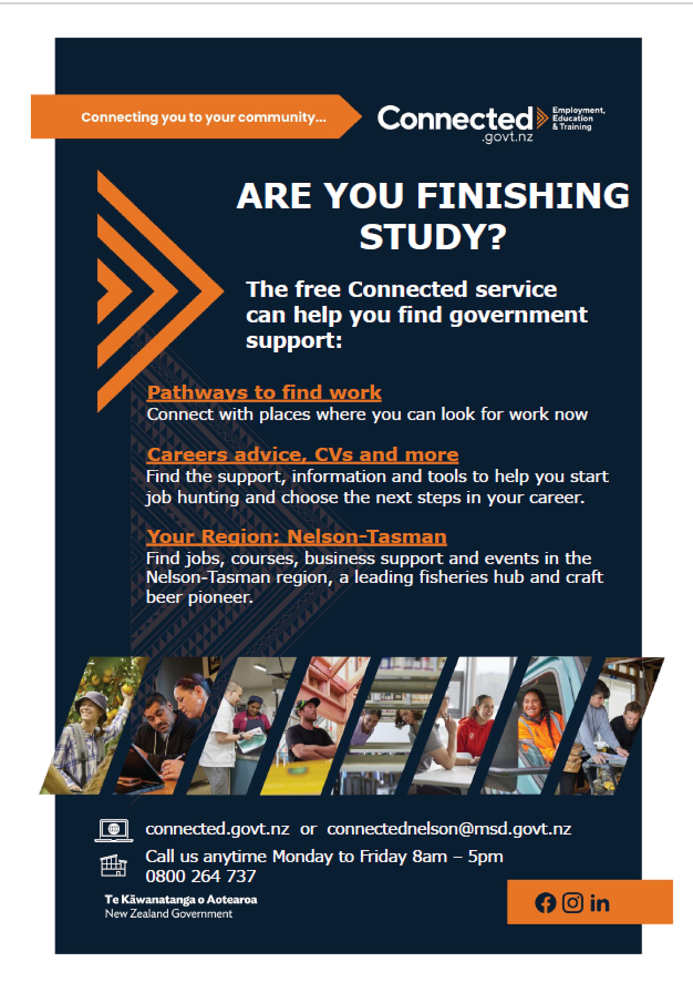 Are you finishing study?