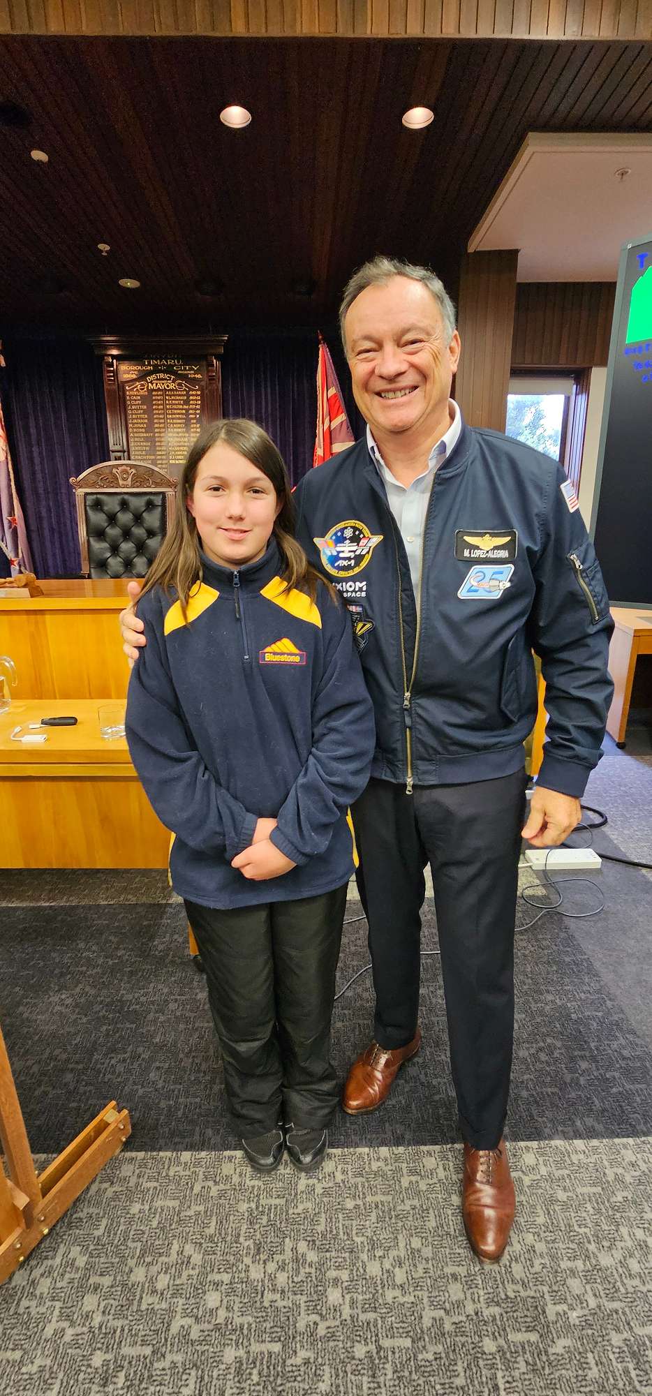 Famous Astronaut lands in Timaru