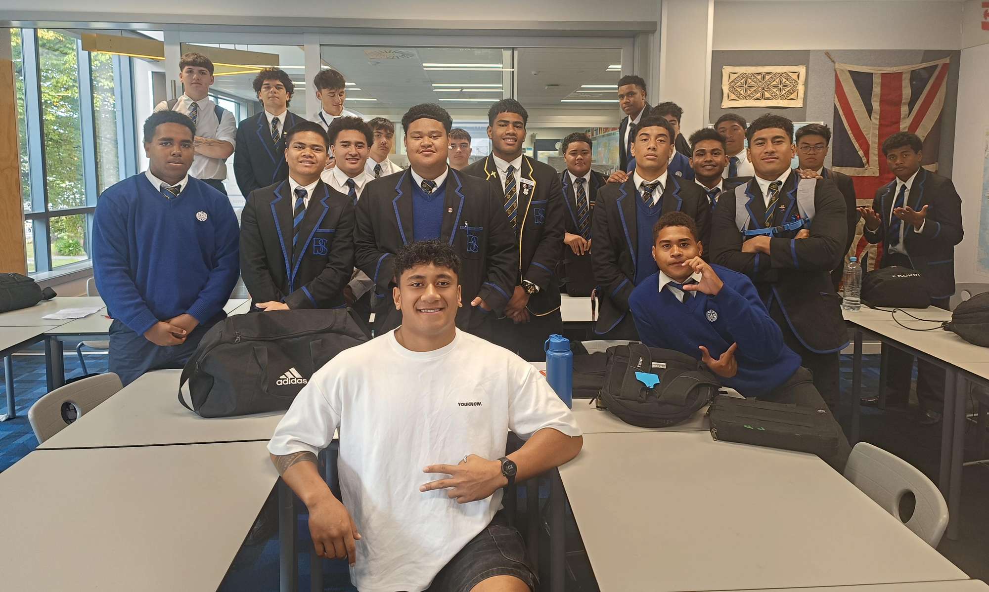New Crusader Manumaua Visits CBHS — Straven Road - Week 9, Term 1