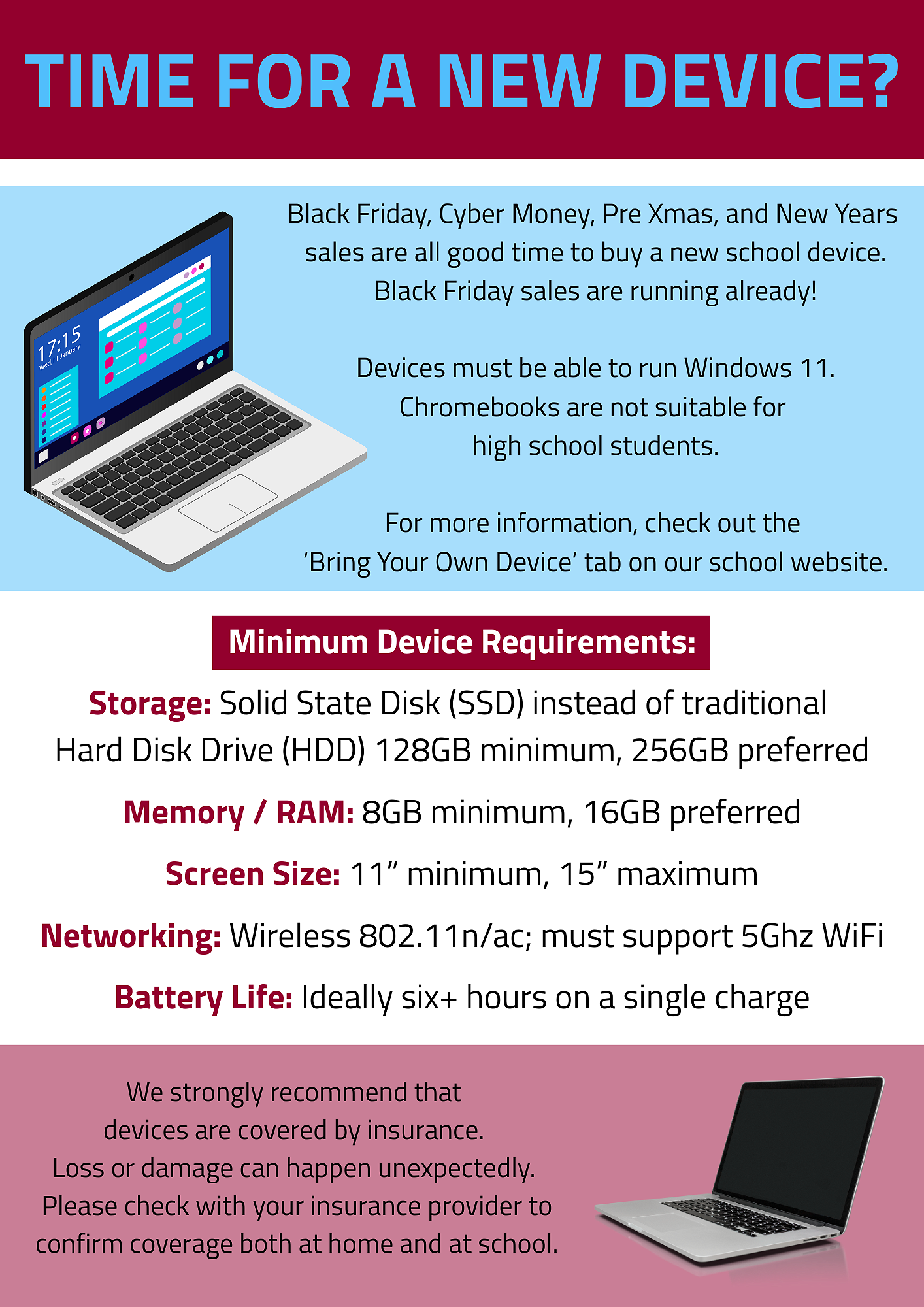 Time For A New Device? — Nayland College Newsletter: Friday 28th November