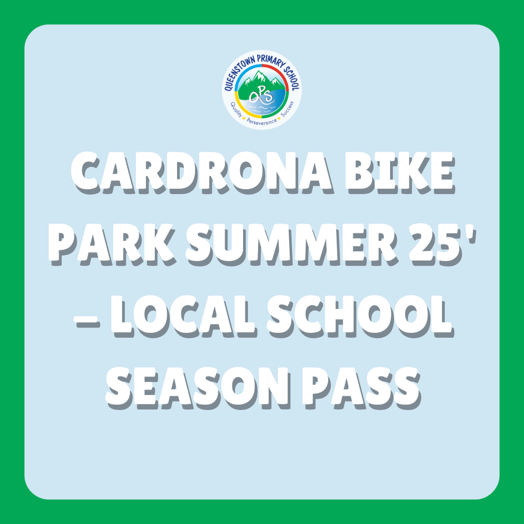 Cardrona Bike Park Summer 25' - Local School Season Pass