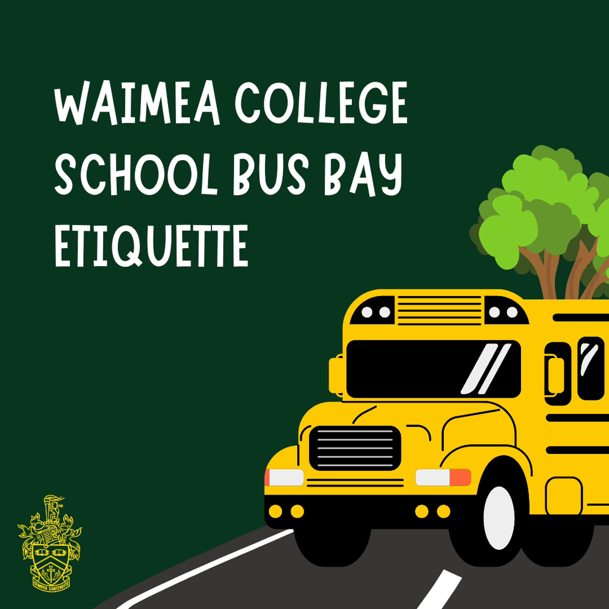 Etiquette for drivers in the School Bus Bay — Newsletter - June 2025