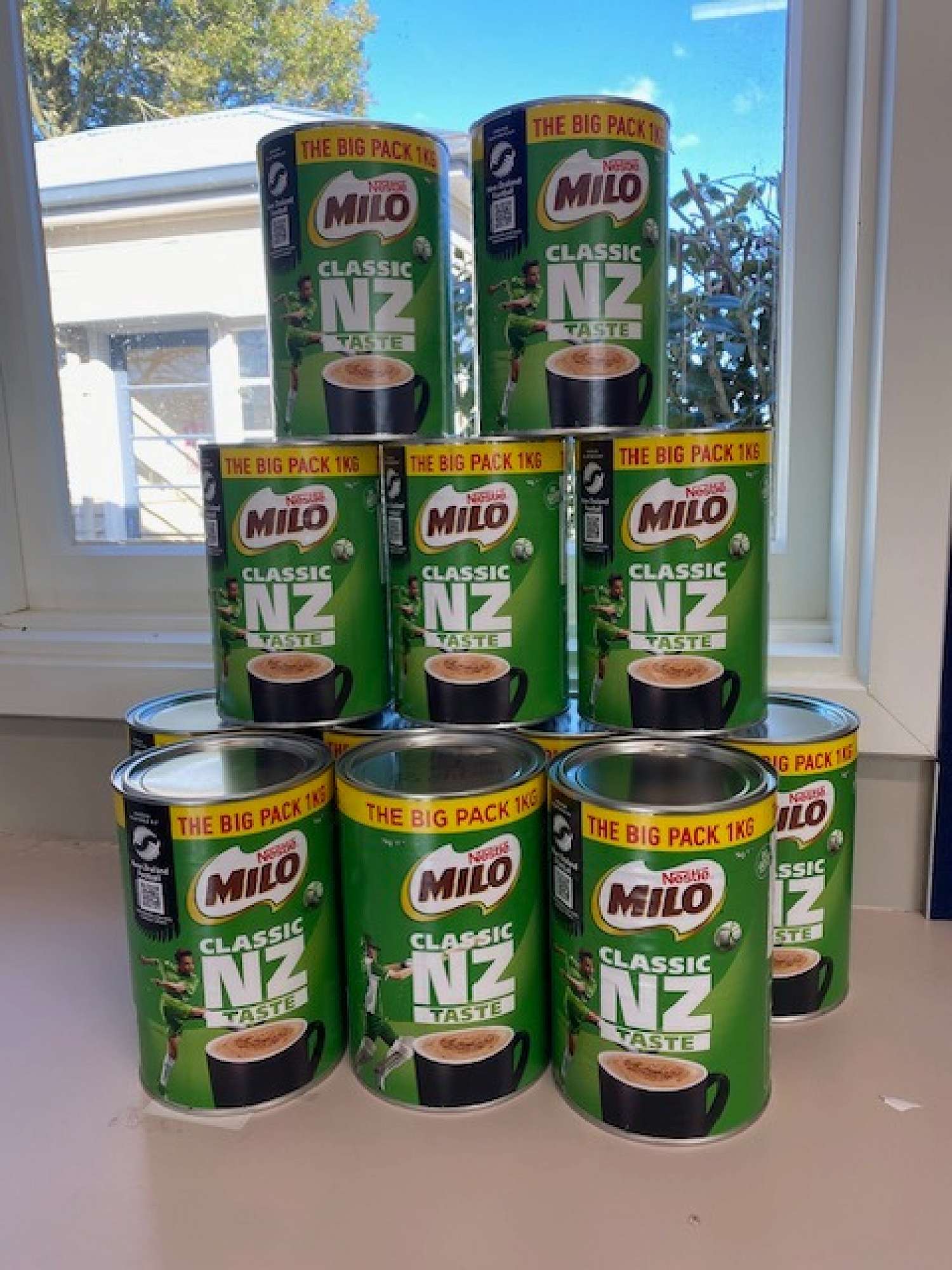 Milo has finished - Thank you