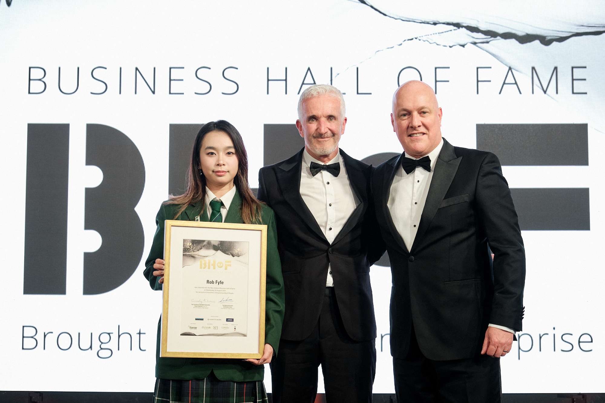Business Hall of Fame 2025 - Passing the baton to Burnside students
