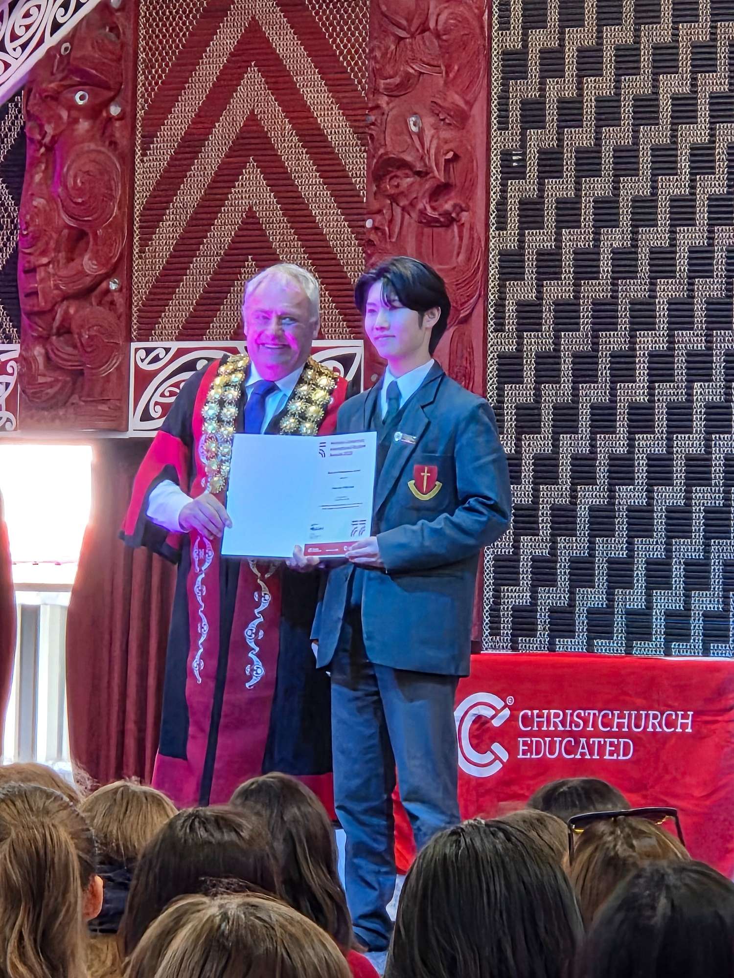 Cultural Ambassador Award at the Waitaha Canterbury International ...