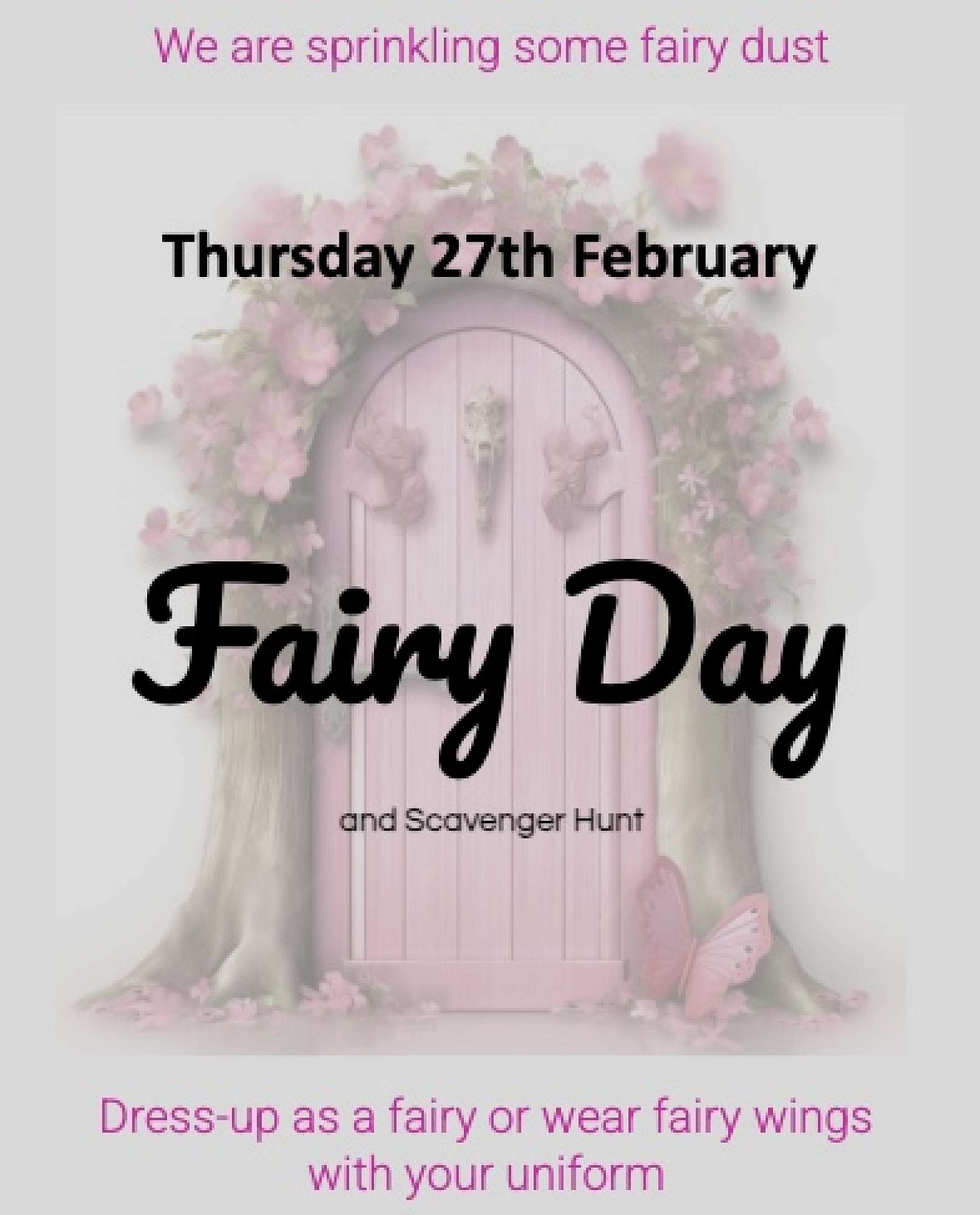 Fairy Day - Thursday 27th February — School Newsletter 19th February 2025