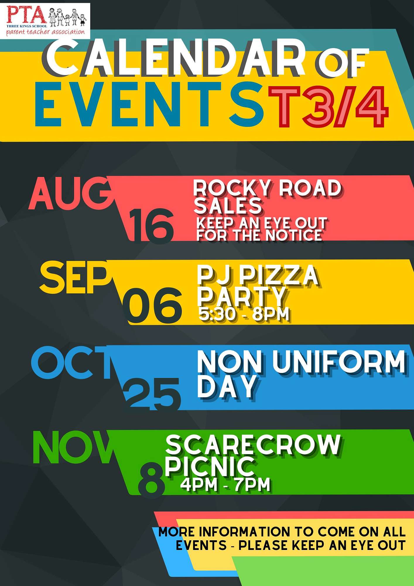 PTA - DATES TO NOTE — Term 3 2024 - News Bulletin