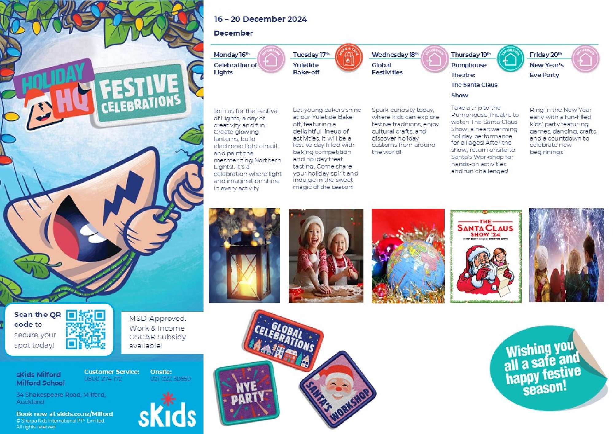 Skids Holiday Programme — Newsletter: Term 4, Week 5