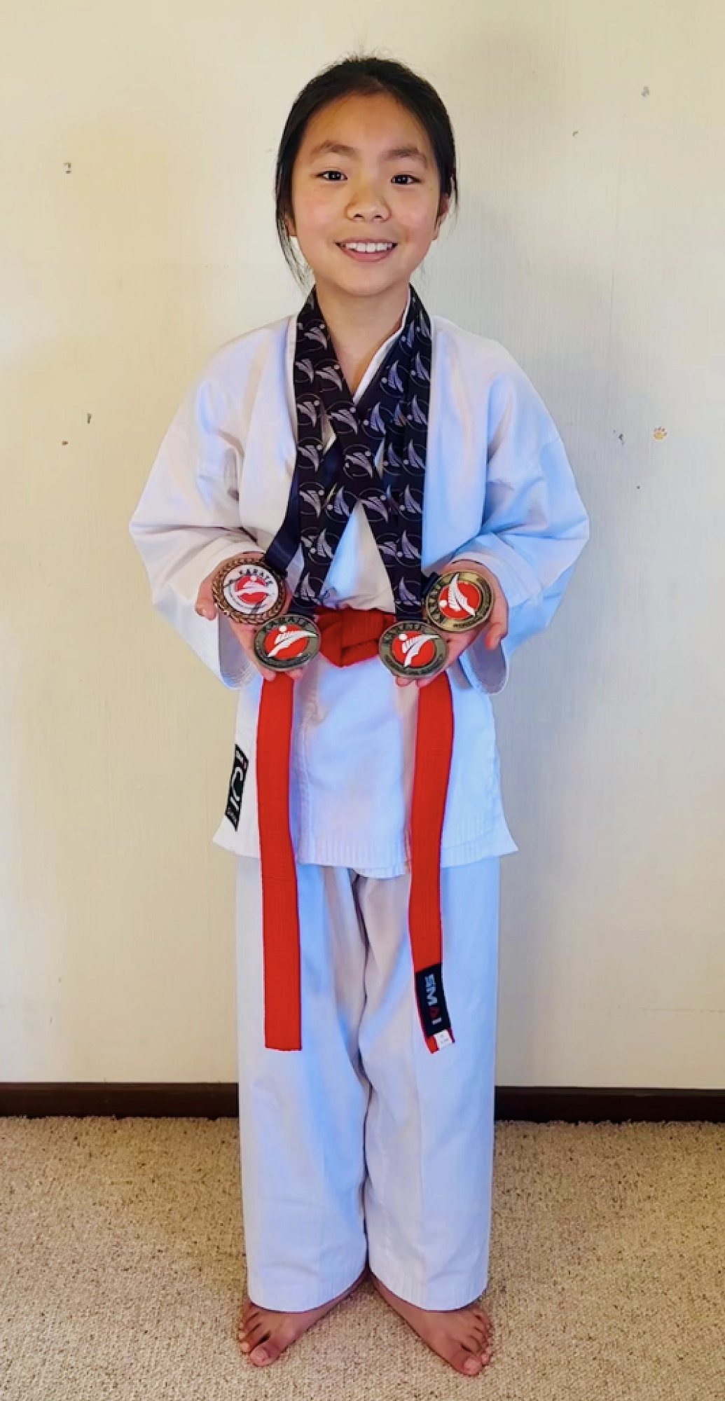 Karate Success for Mia