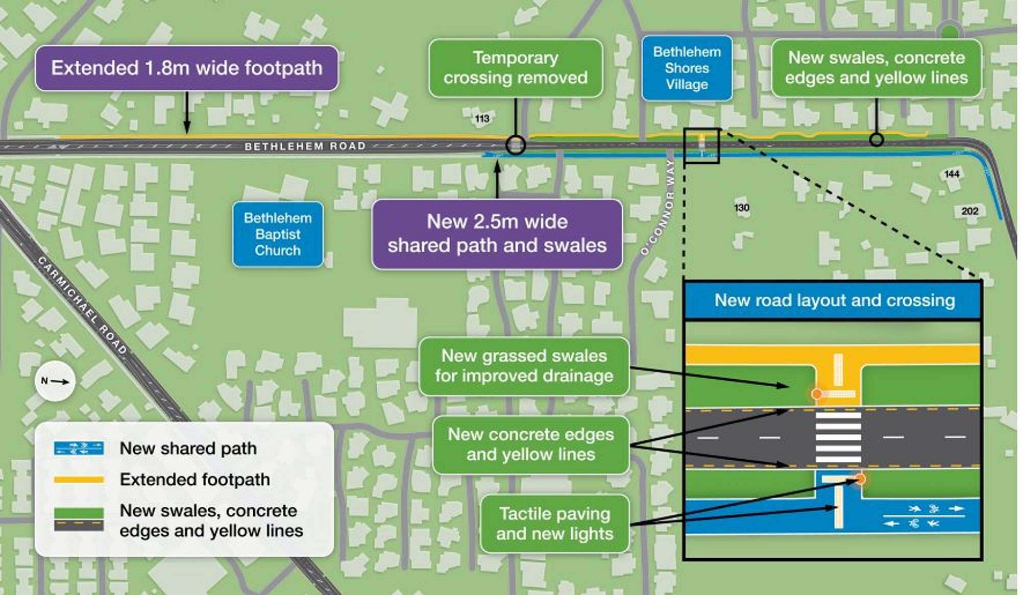 IMPORTANT ROAD INFO: UPCOMING ROAD WORKS ON BETHLEHEM ROAD