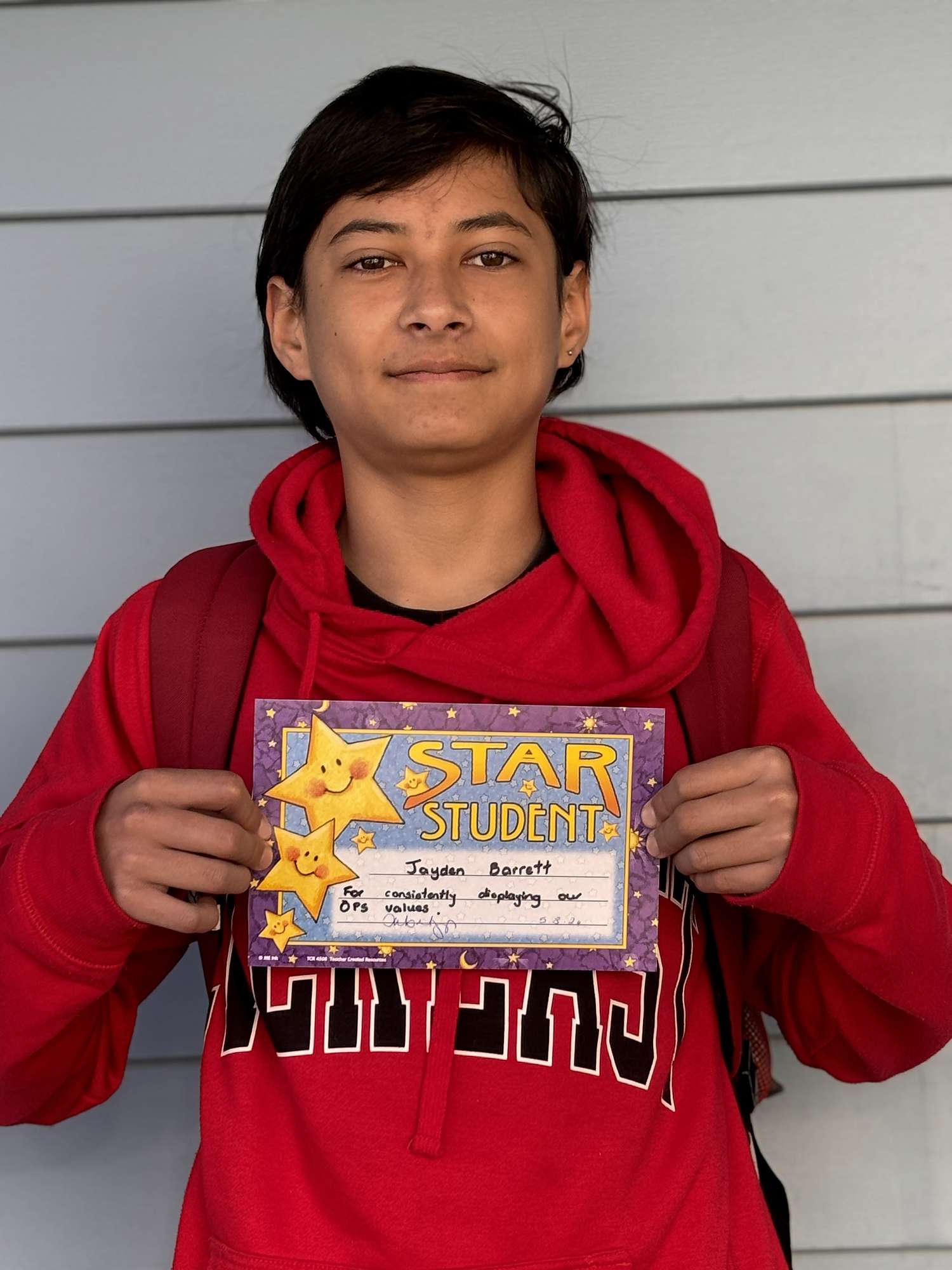 Student of the Week - Week 3 Term 3