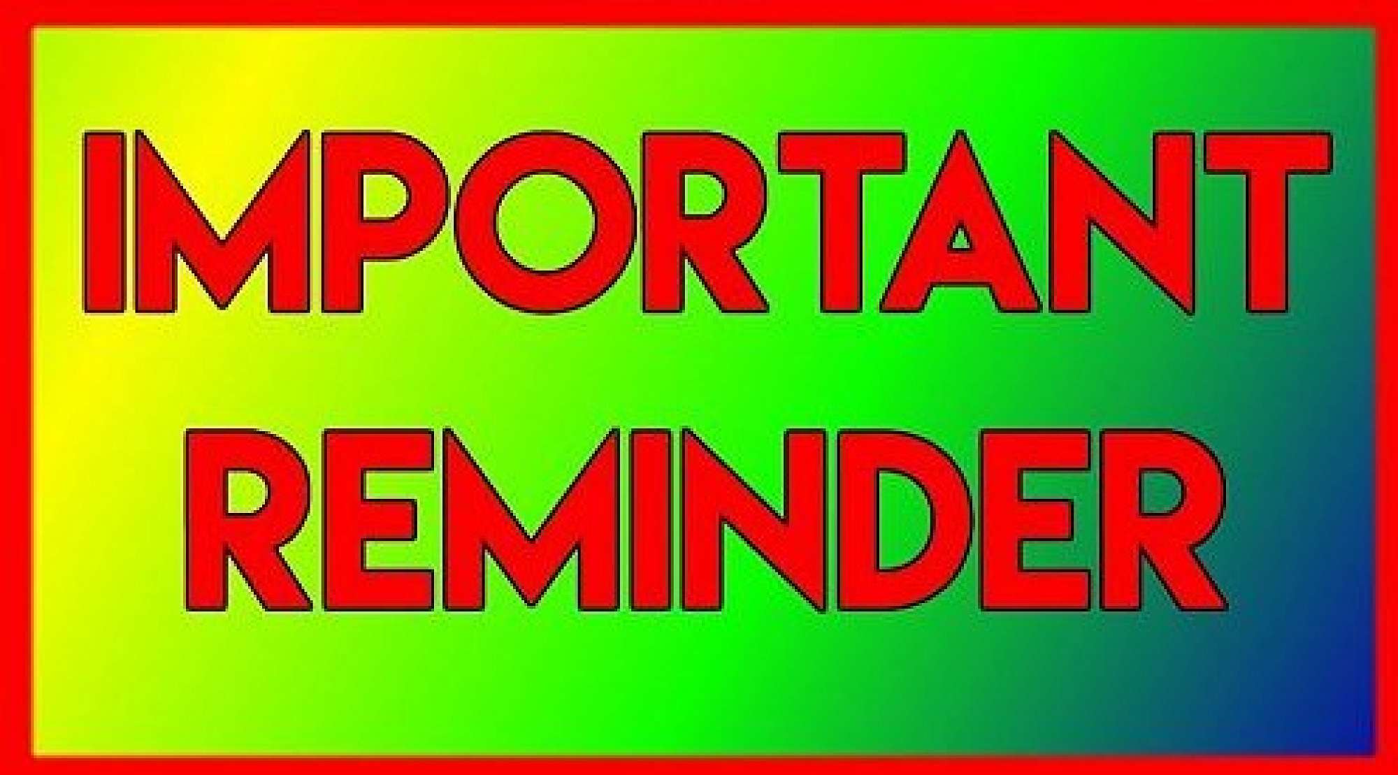 Reminder - No Classes Period 5 on Tuesday, 8 April, and all day Friday ...