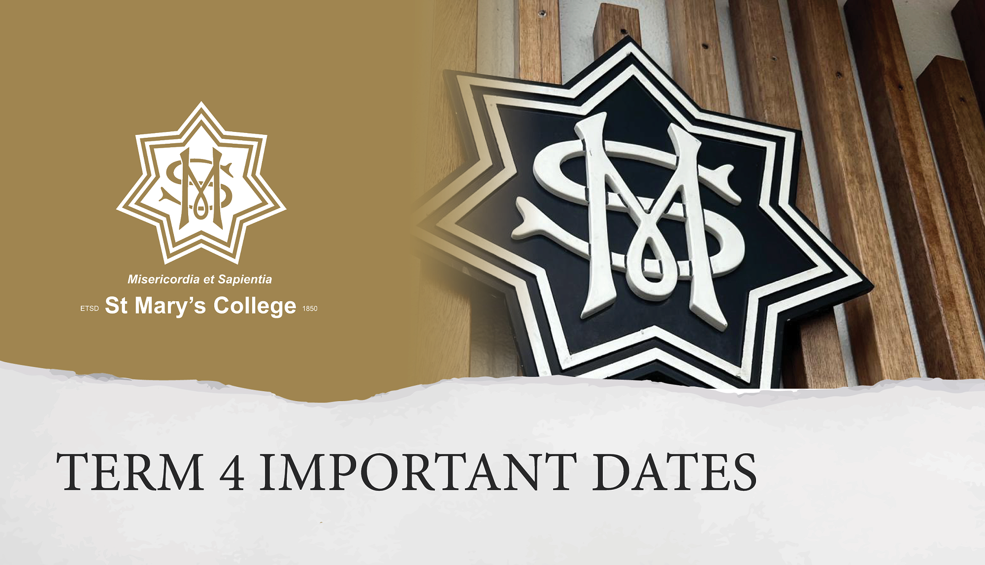 Important Dates for Term 4