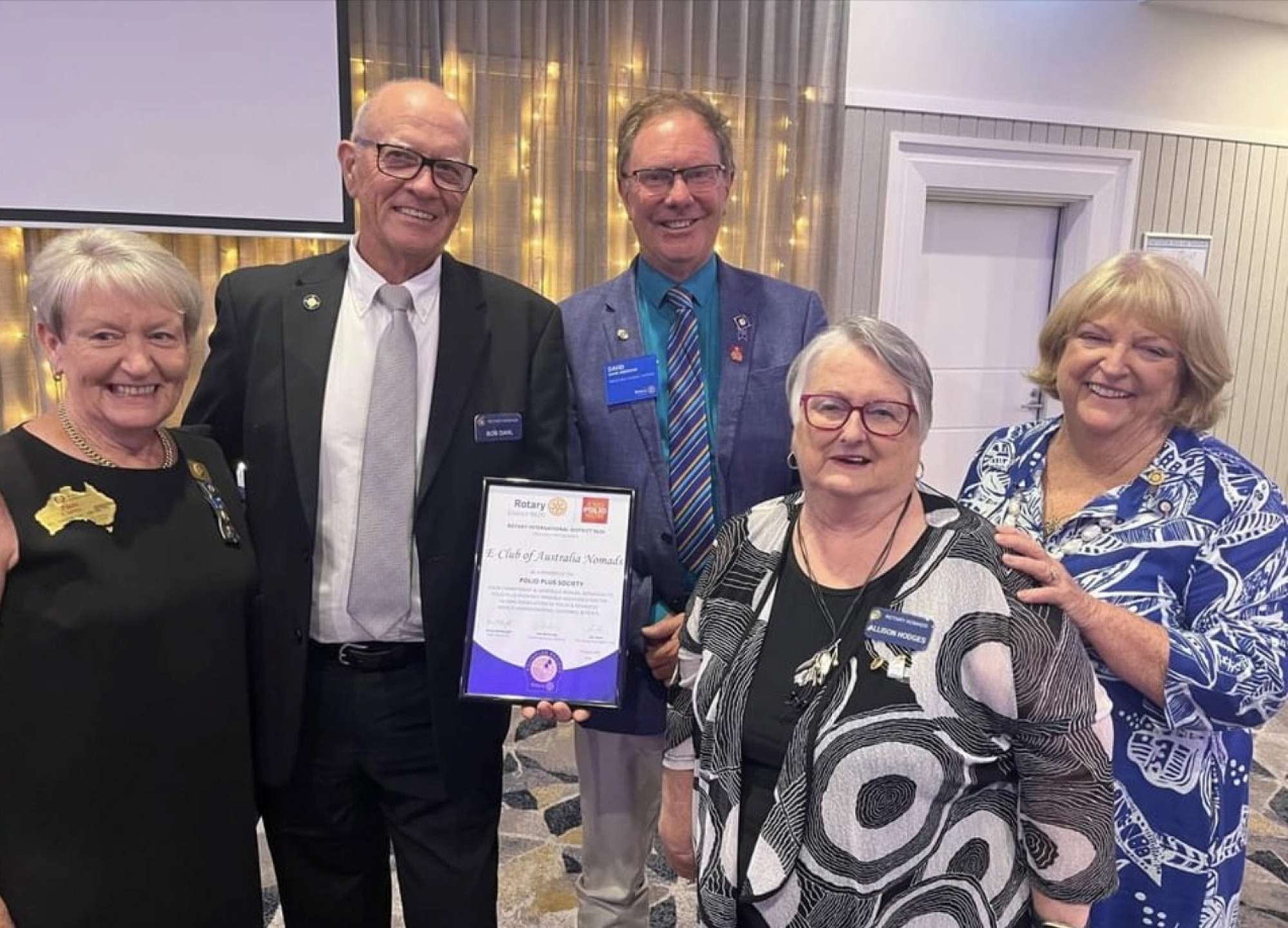 ROTARY DISTRICT 9620 RECOGNISES CLUBS AND INDIVIDUALS AT FOUNDATION DINNER