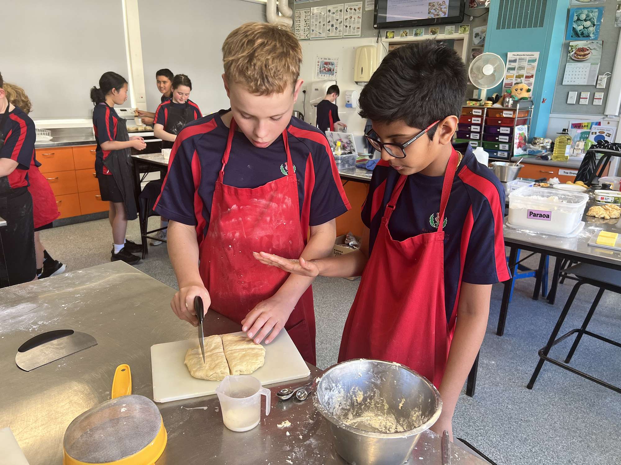 Year 7's in the Kitchen